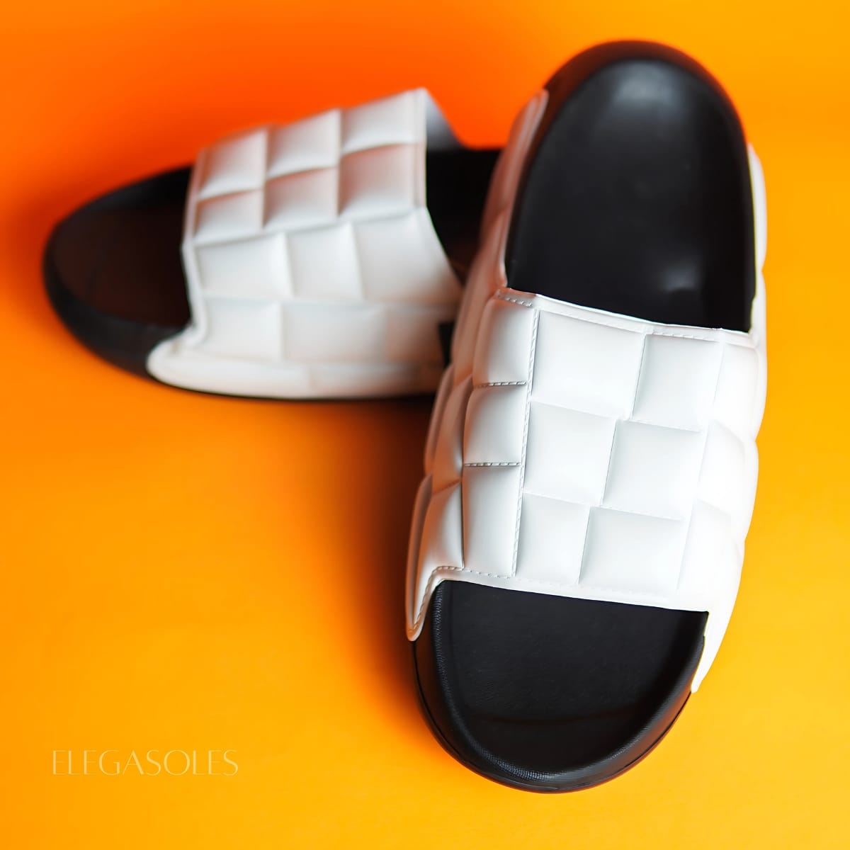 BALMAN COMFORT SLIDE – WHITE - Elega Soles
